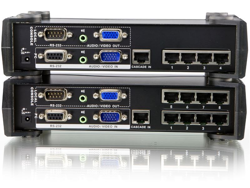 Advance 8 Port Cat5 VGA/Audio Distribution Unit at Cables N More