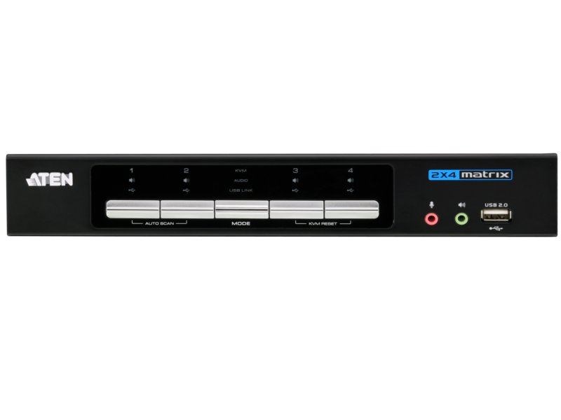 2x4 DVI-HDMI Matrix KVMP Switch at Cables N More