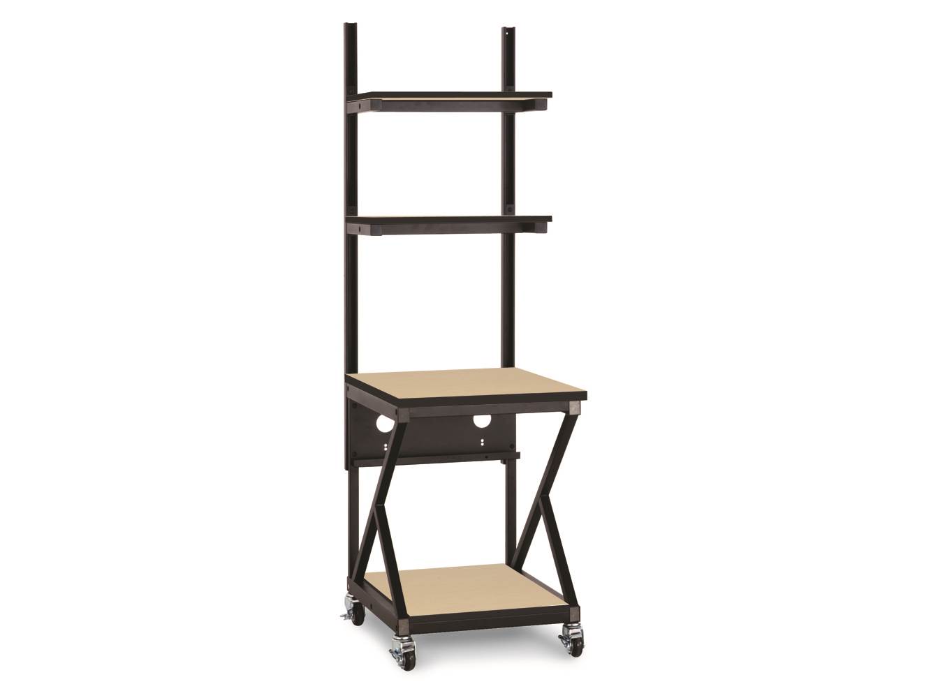24" Performance 200 Series® LAN Station - Hard Rock Maple at Cables N More