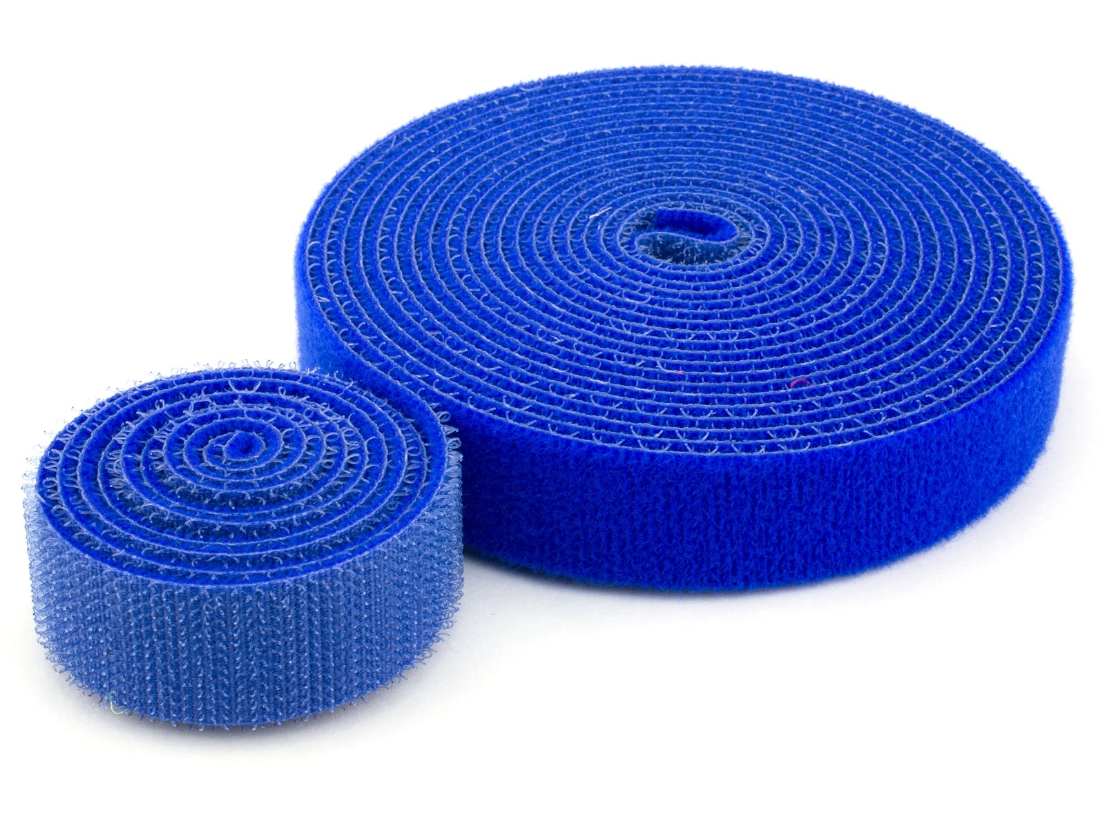 1/2 Inch Continuous Blue Hook and Loop Wrap - 5 Yards at Cables N More