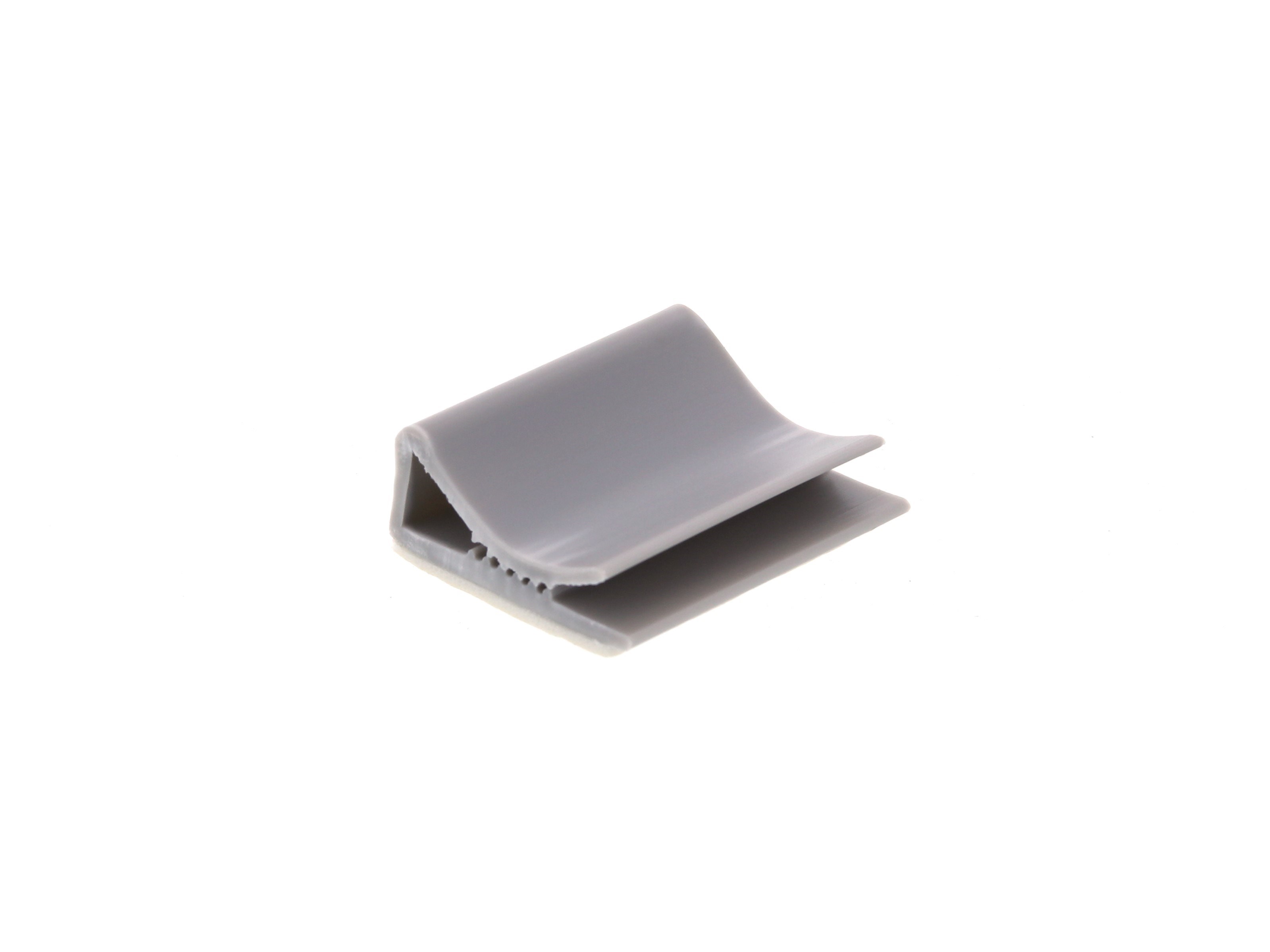 28 mm Gray Flat Cable Clamp - 100 Pack at Cables N More