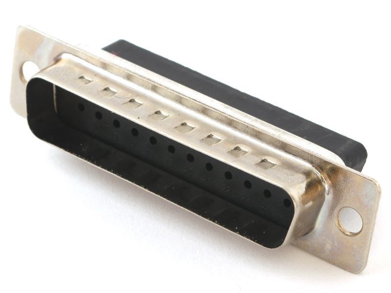 DB25 Male Crimp Connector - 10 Pack at Cables N More