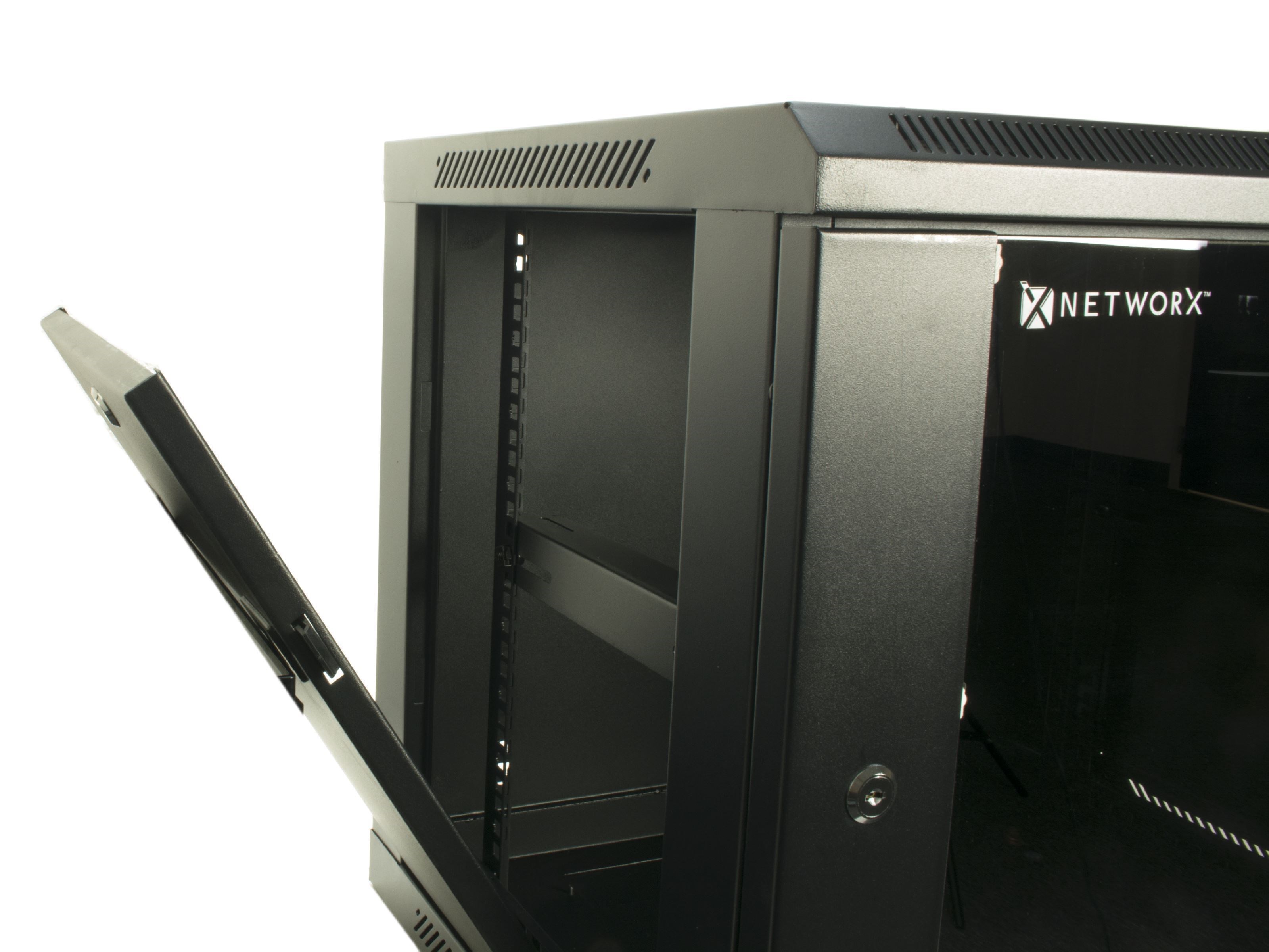 12U Wall Mount Cabinet - 401 Series, 18 Inches Deep, Fully Assembled at ...