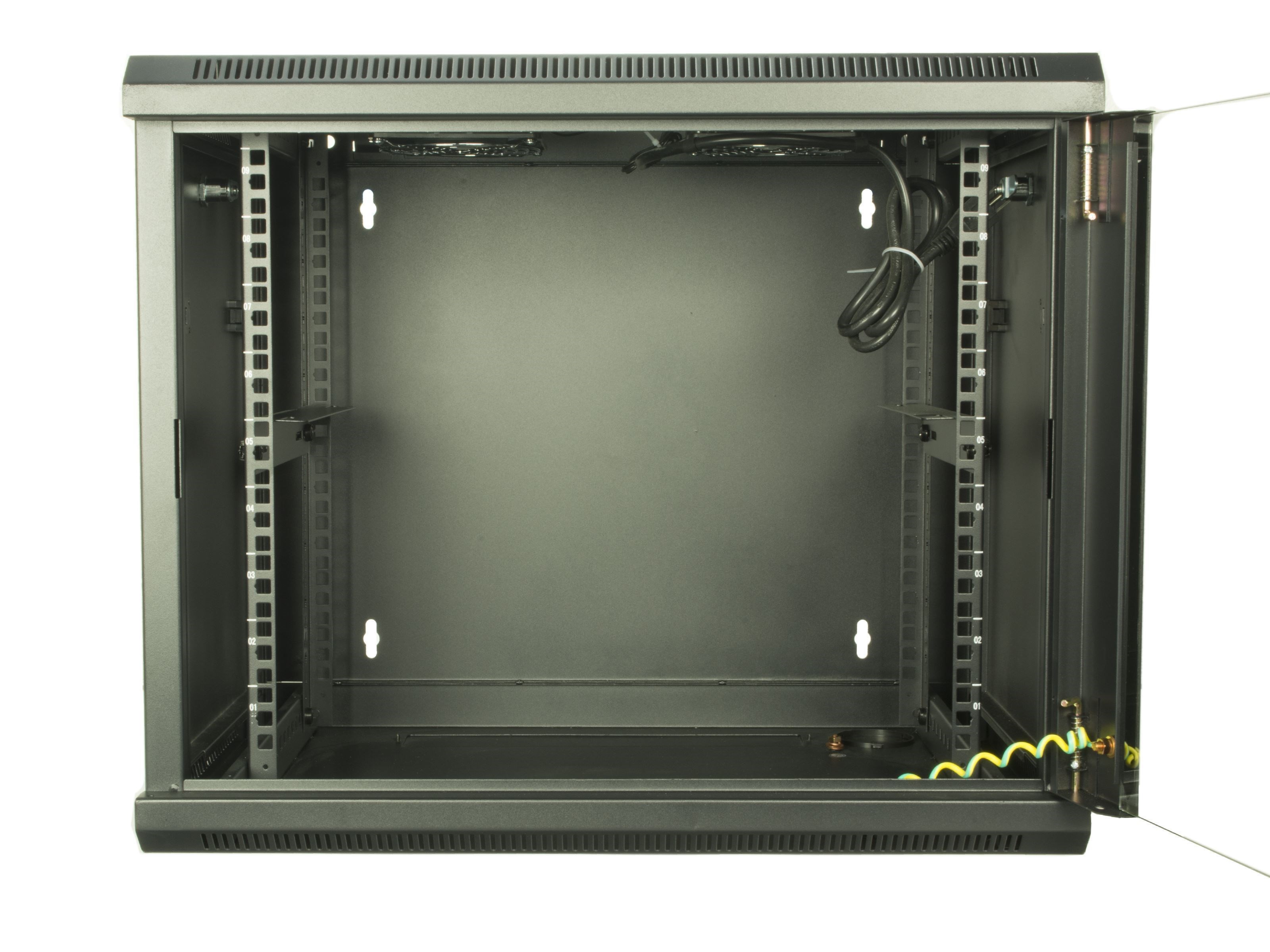 12U Wall Mount Cabinet - 401 Series, 18 Inches Deep, Fully Assembled at ...