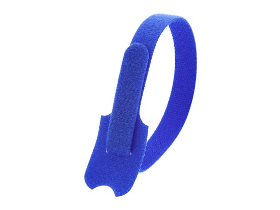 12 Inch Blue Reuseable Tie Wrap - 10 Pack at Cables N More