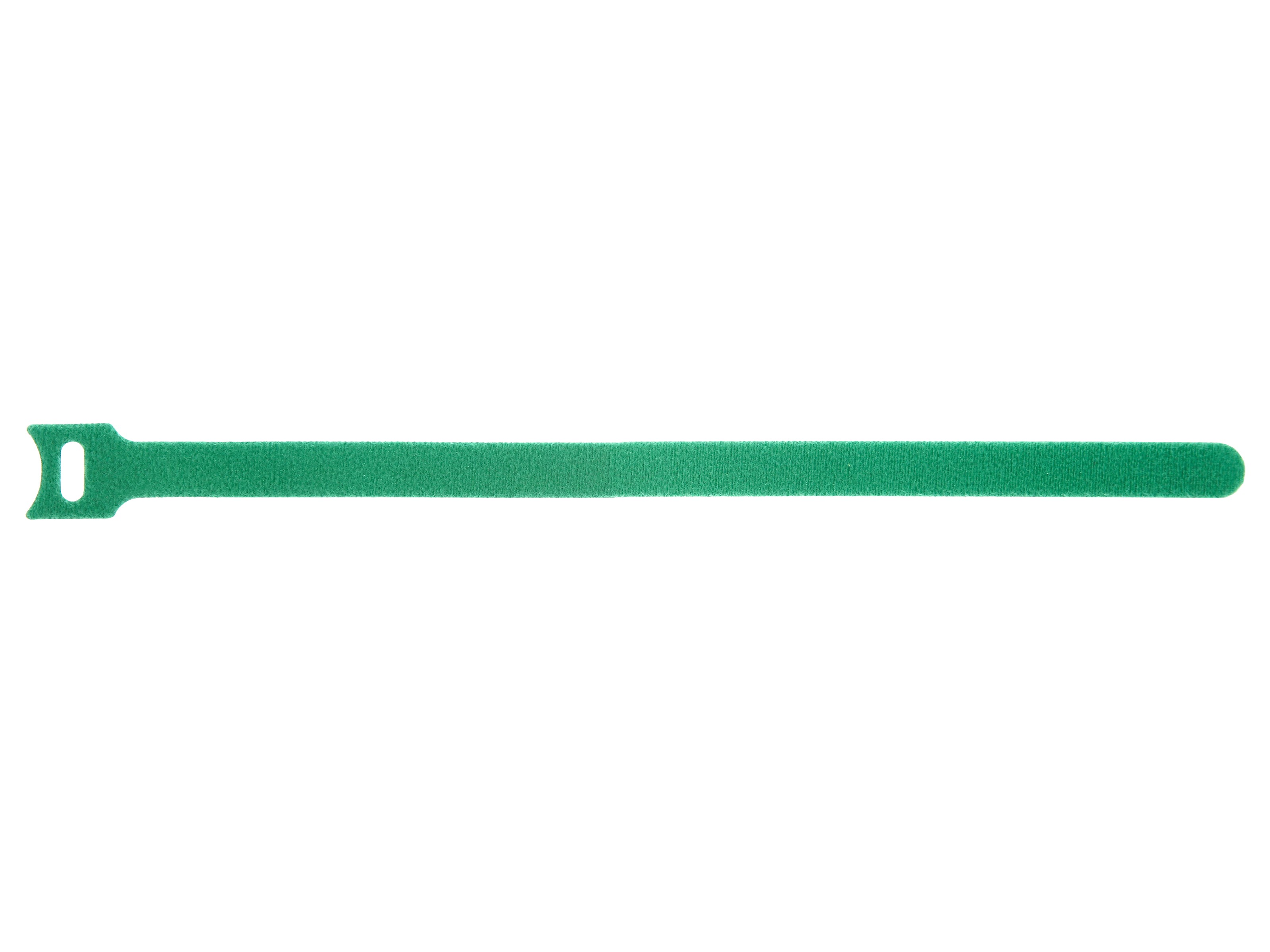 12 Inch Green Reuseable Tie Wrap - 10 Pack at Cables N More